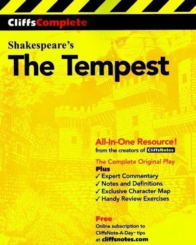The Tempest: Complete Study Edition (Cliffs Notes) 2nd (second) Revised ...