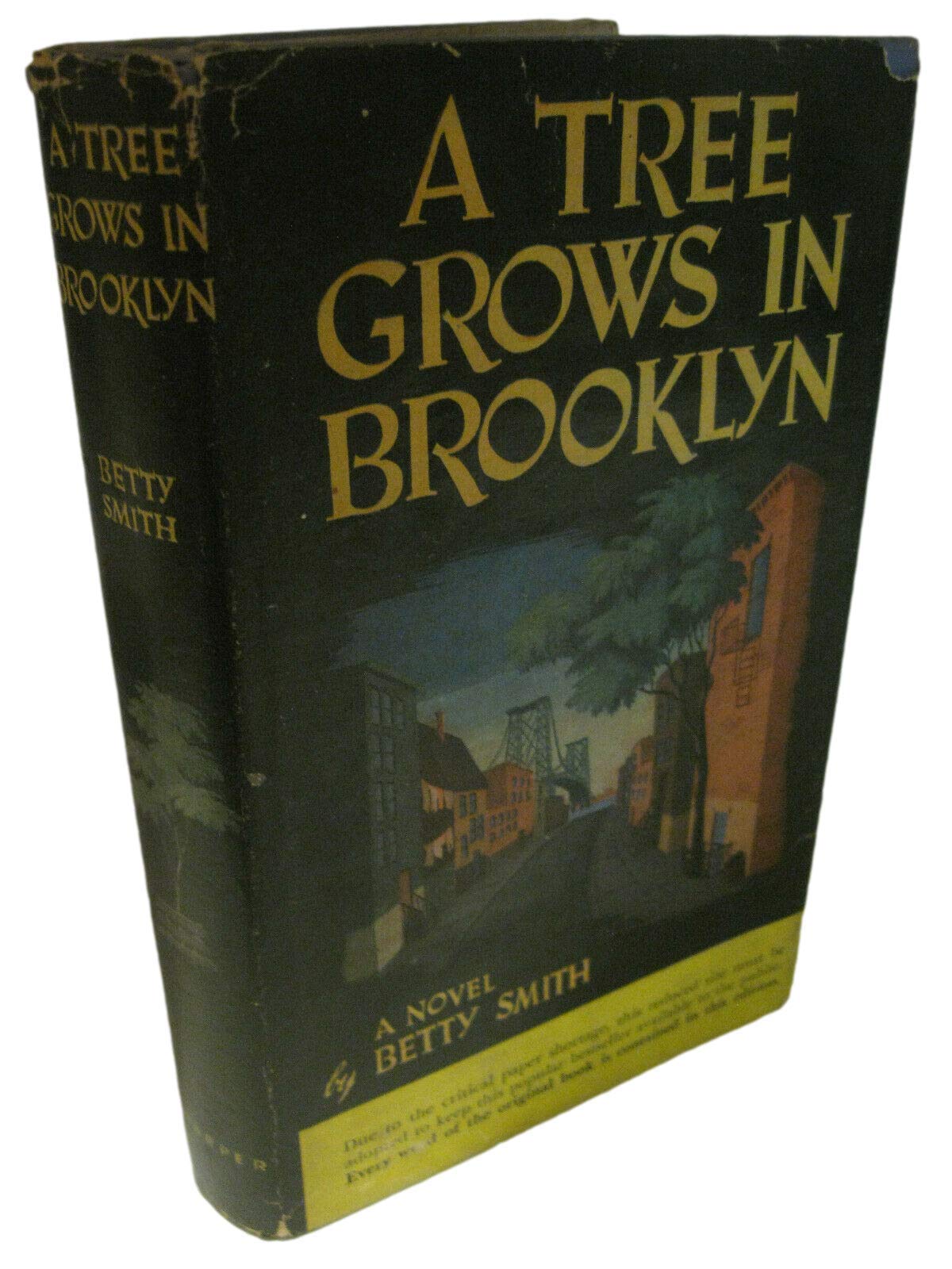Rare A TREE GROWS IN BROOKLYN by Betty Smith 1944 Harper and Brothers ...