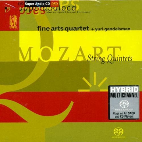 STRING QUINTETS/ FINE ARTS QUARTET, YURI GANDELSMAN [SACD HYBRID] by WOLFGANG AMADEUS MOZART ...