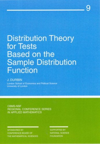 Distribution theory for tests based on the sample distribution function ...