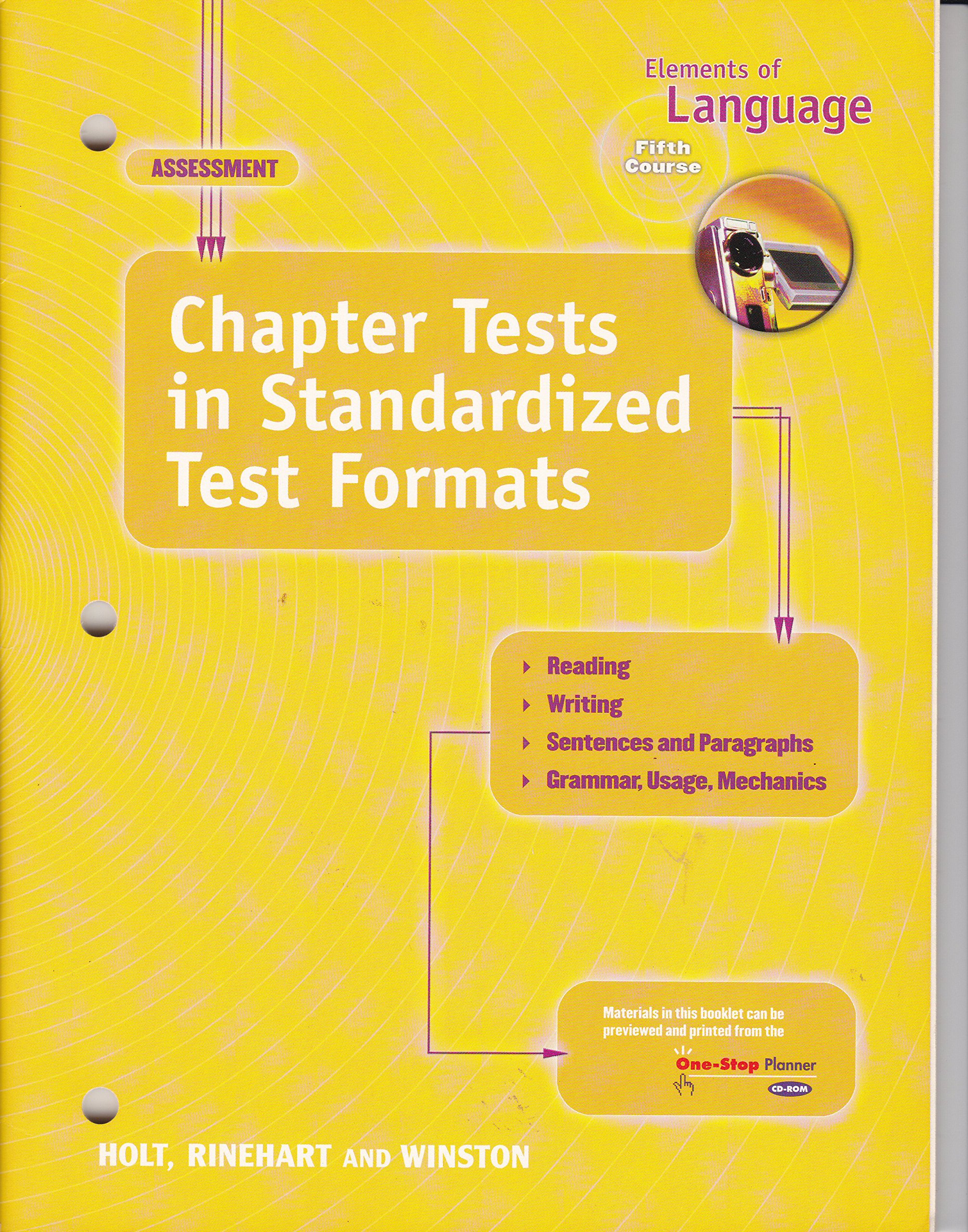Chapter Tests in Standardized Format by Holt McDougal | Goodreads