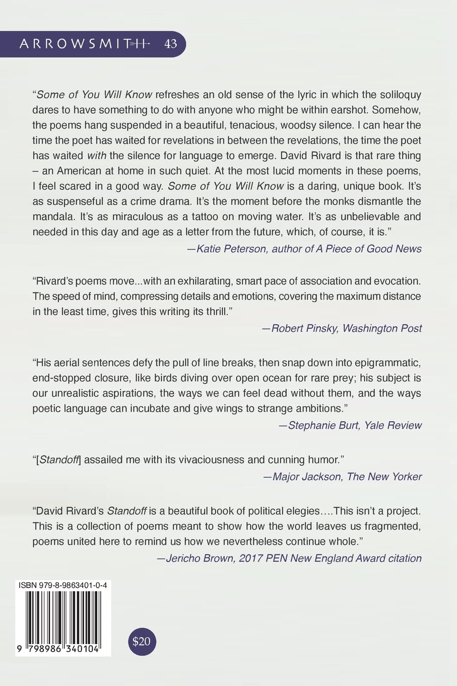 Some of You Will Know by David Rivard | Goodreads