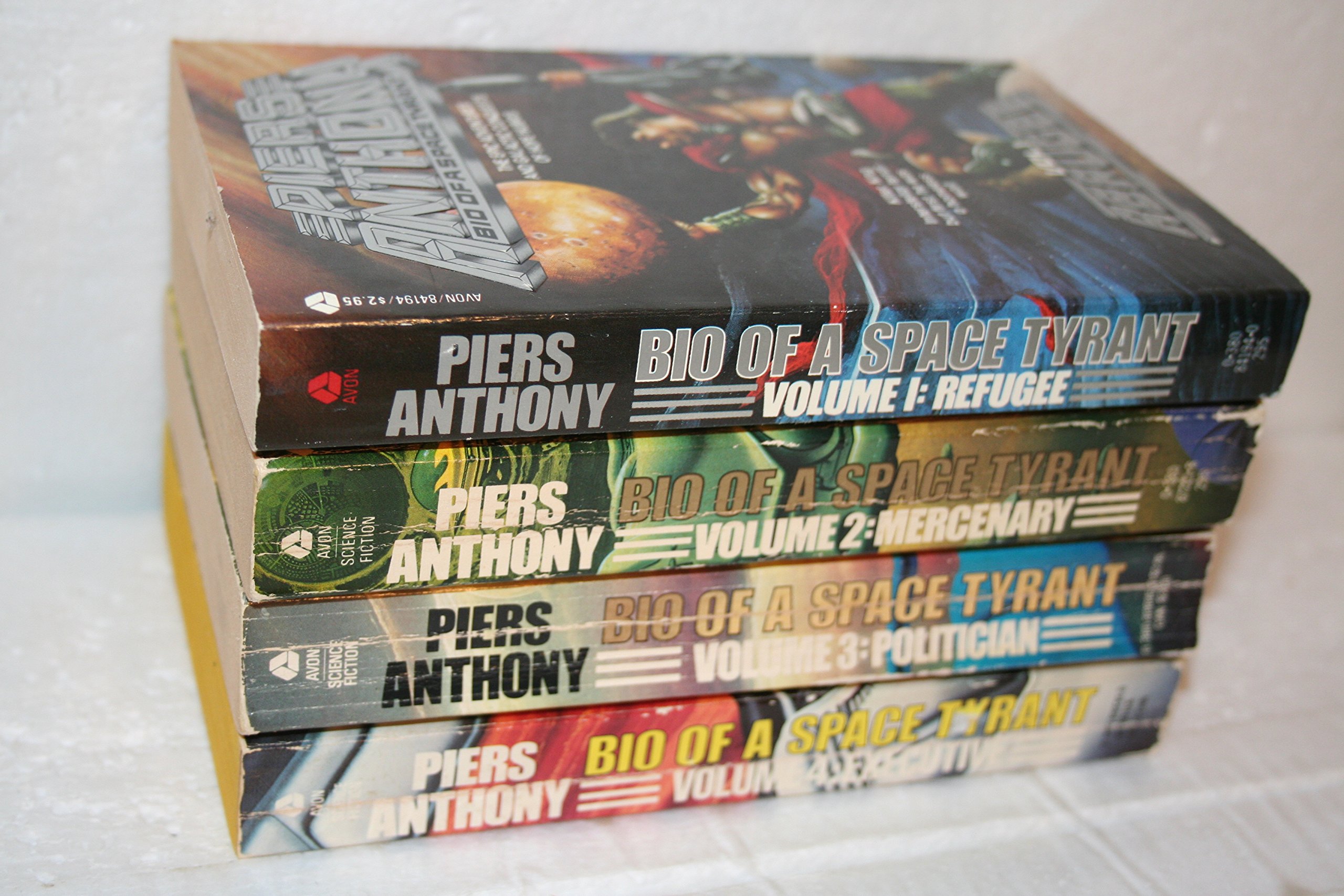 Piers Anthony's Bio Of A Space Tyrant Books 1-4: Refugee; Mercenary ...