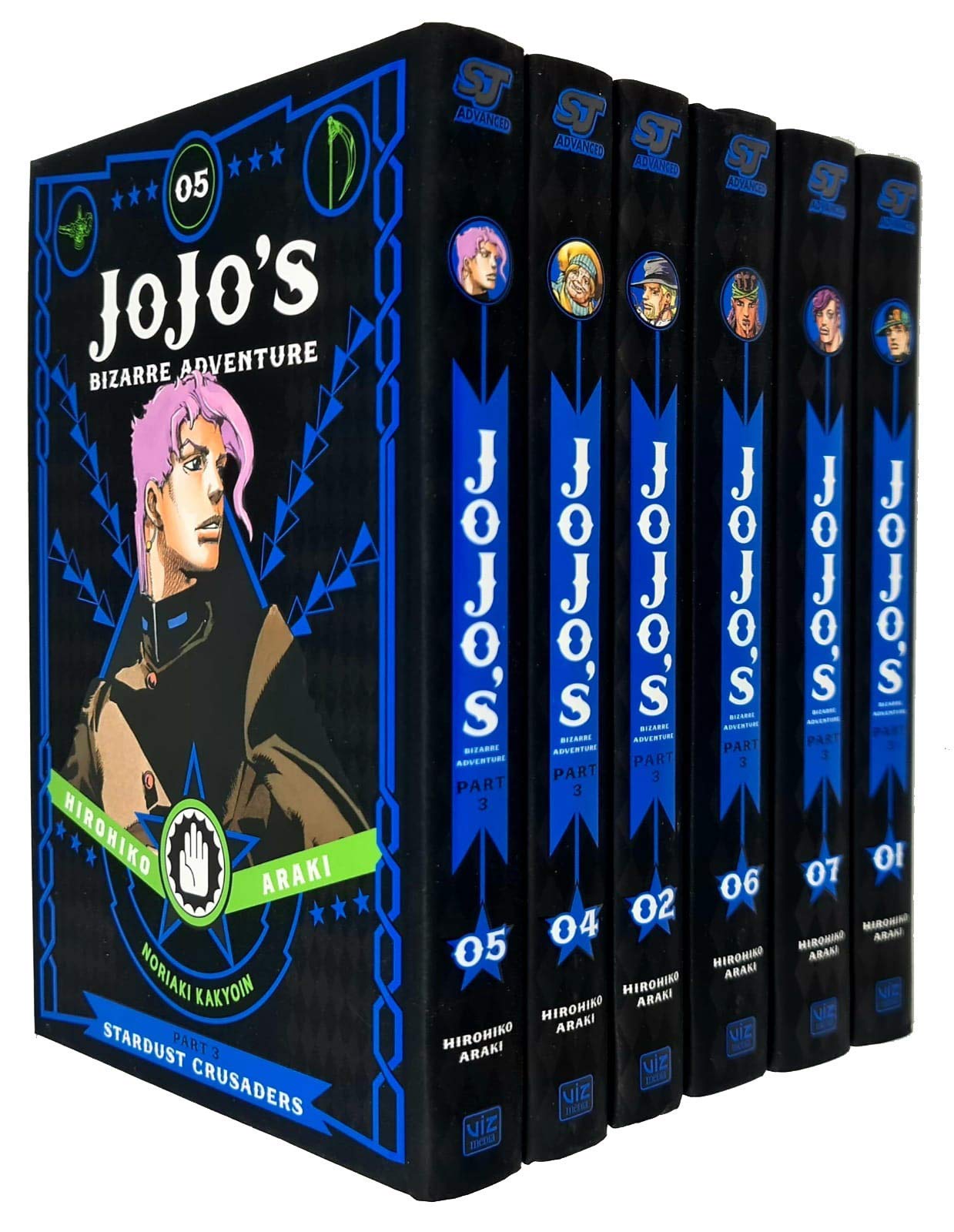 JoJo's Bizarre Adventure Part 3 - Stardust Crusaders, Vol. 1 2 4 5 6 7 ...