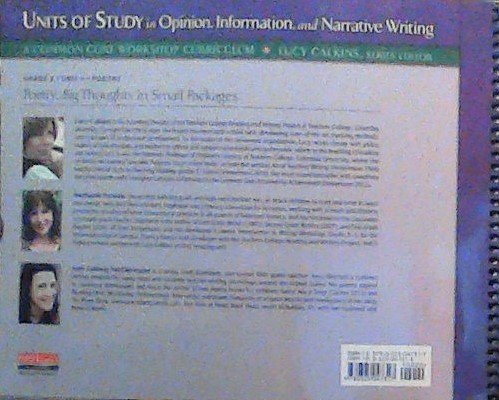 Poetry: Big Thoughts in Small Packages by Lucy Calkins | Goodreads