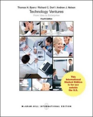 Technology Ventures: From Idea to Enterprise (Int'l Ed) by Thomas H ...