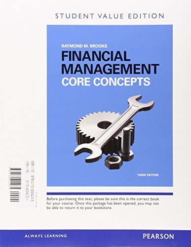 Financial Management: Core Concepts, Student Value Edition Plus ...
