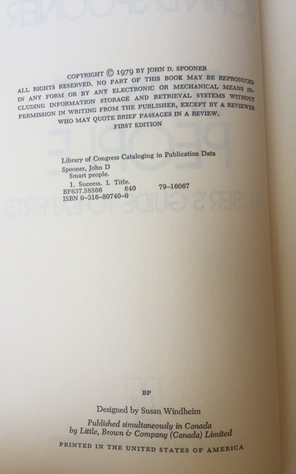 Smart People: A User's Guide to Experts by John D. Spooner | Goodreads