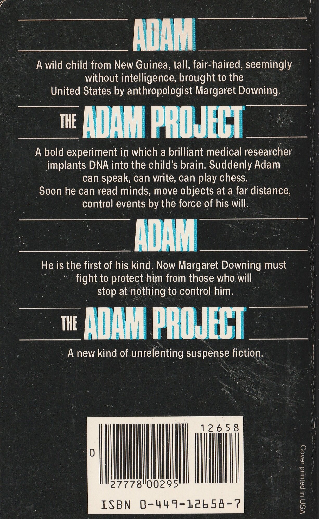 The Adam Project by William Woolfolk | Goodreads