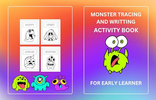 Monster tracing and writting activity book: For early learner by ...