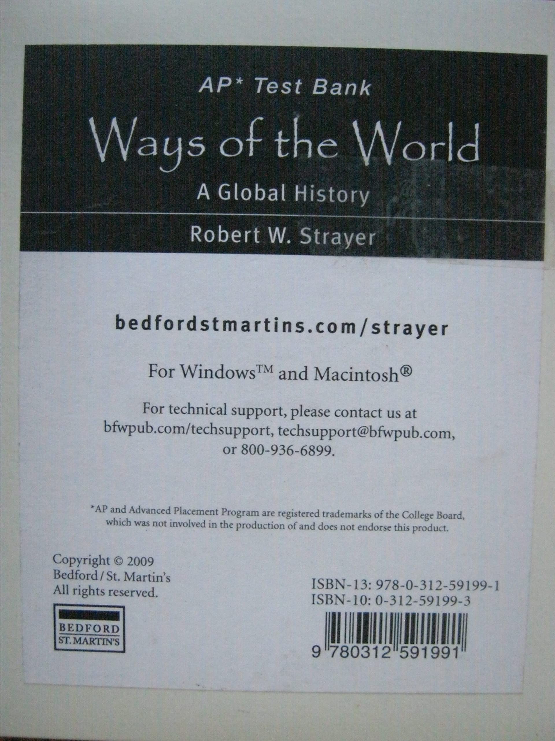 Ways of the World: A Global History AP Test Bank by Robert W. Strayer ...