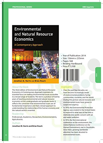 Environmental And Natual Resource Economics A Contemporary Approach by ...