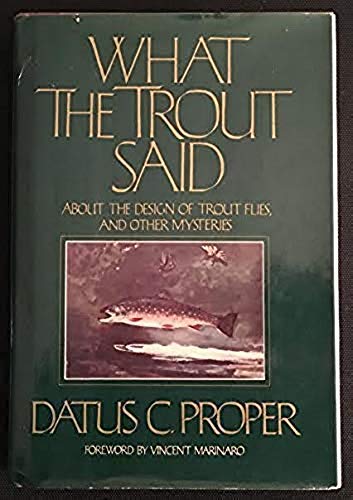 What the Trout Said by Datus Proper (1993-06-17) by Datus Proper ...