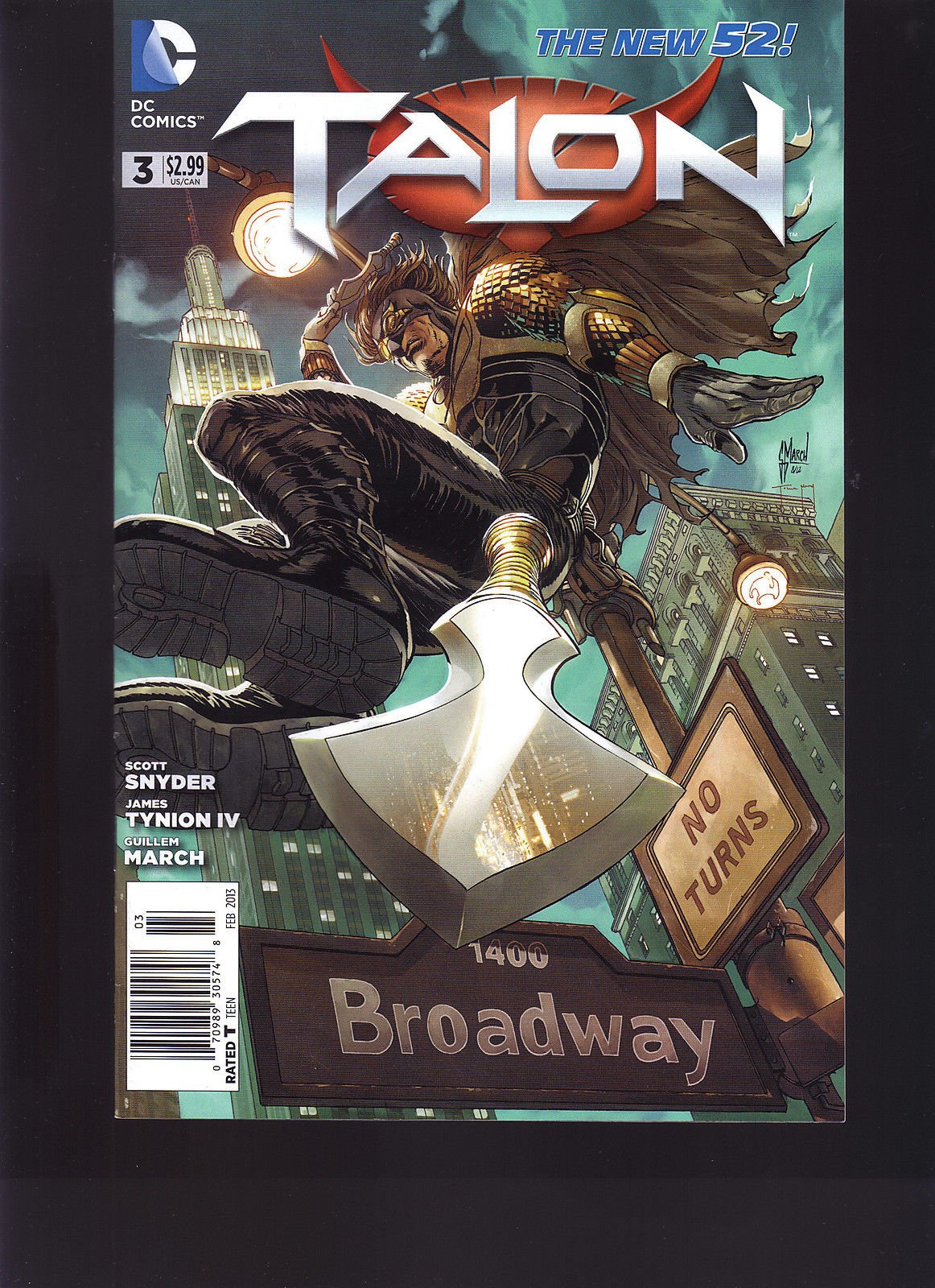 DC COMICS THE NEW 52! TALON #3 NEWSSTAND VARIANT EDITION by Unknown ...