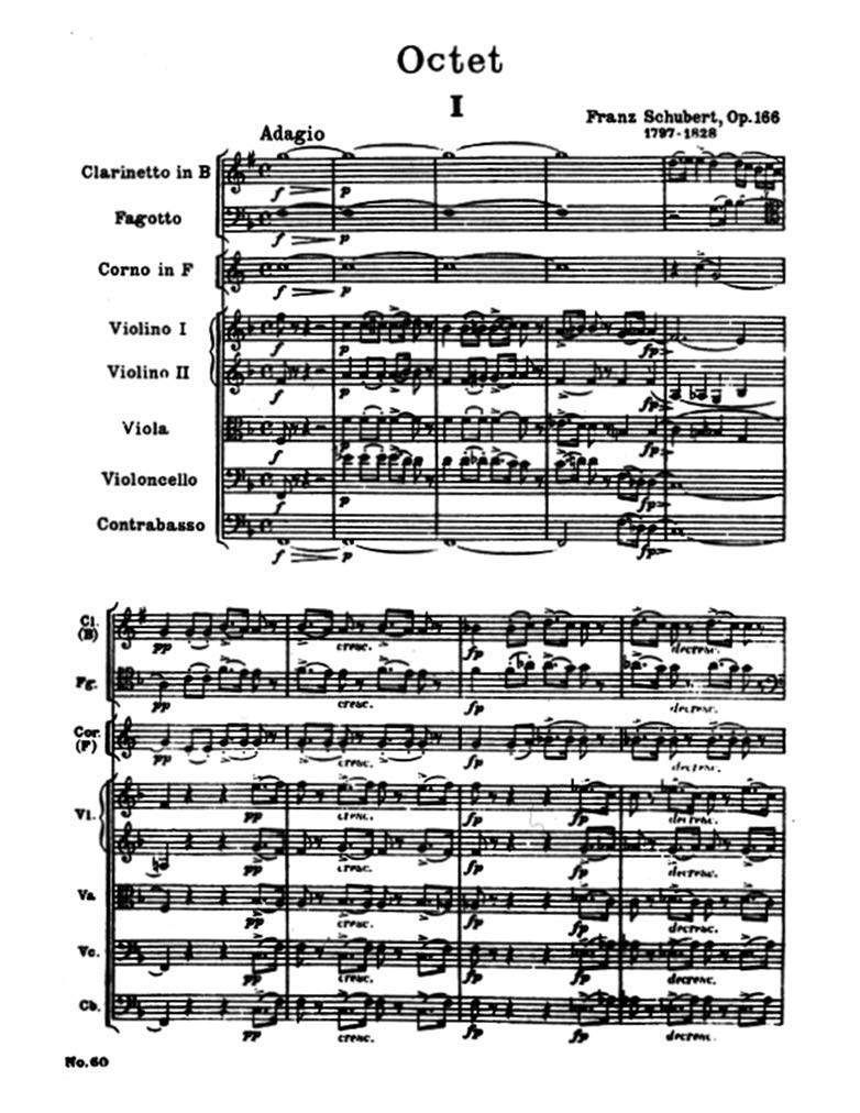Octet - Score by Franz Schubert | Goodreads