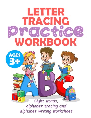 Letter Tracing Practice Workbook: Handwriting and tracing workbook for ...