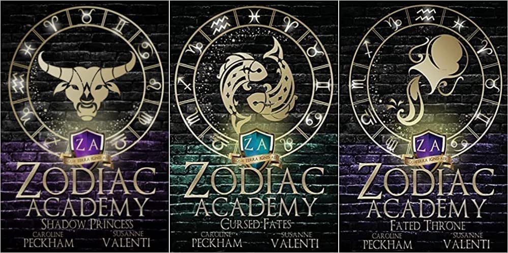 Zodiac Academy Series 6 books Collection Set by Caroline Peckham by ...