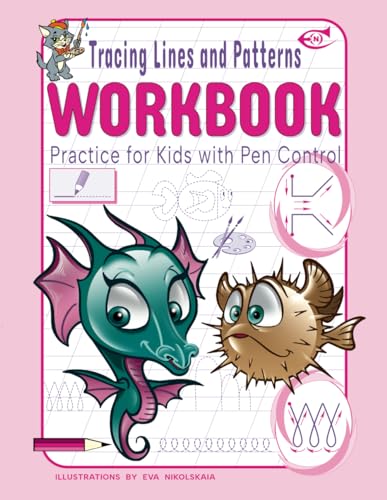 Tracing Lines and Patterns. WORKBOOK Practice for Kids with Pen Control ...