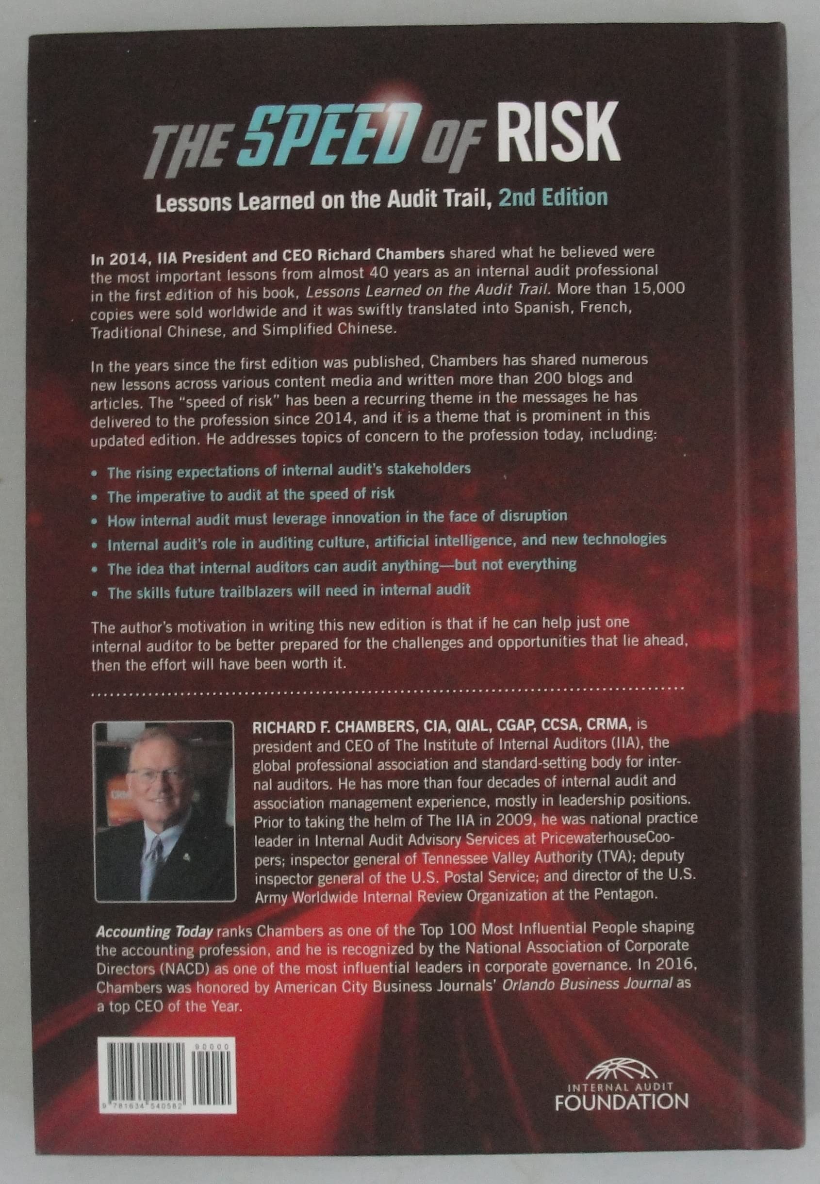 The Speed of Risk : Lessons Learned on the Audit Trail, 2nd Edition by ...