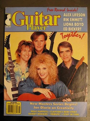 Guitar Player Magazine July 1987 Alex Lifeson RUSH Rik Emmett CARS ...