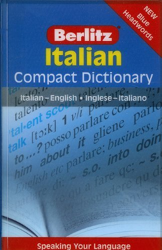 Italian Compact Dictionary: Italian-English/Inglese-Italiano (Berlitz ...