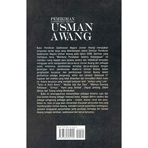 SIRI KAJIAN PEMIKIRAN SASTERAWAN NEGARA: PEMIKIRAN SASTERAWAN NEGARA USMAN AWANG by Anwar ...