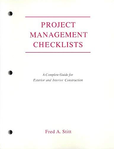 [(Project Management Checklist : A Complete Guide for Exterior and ...