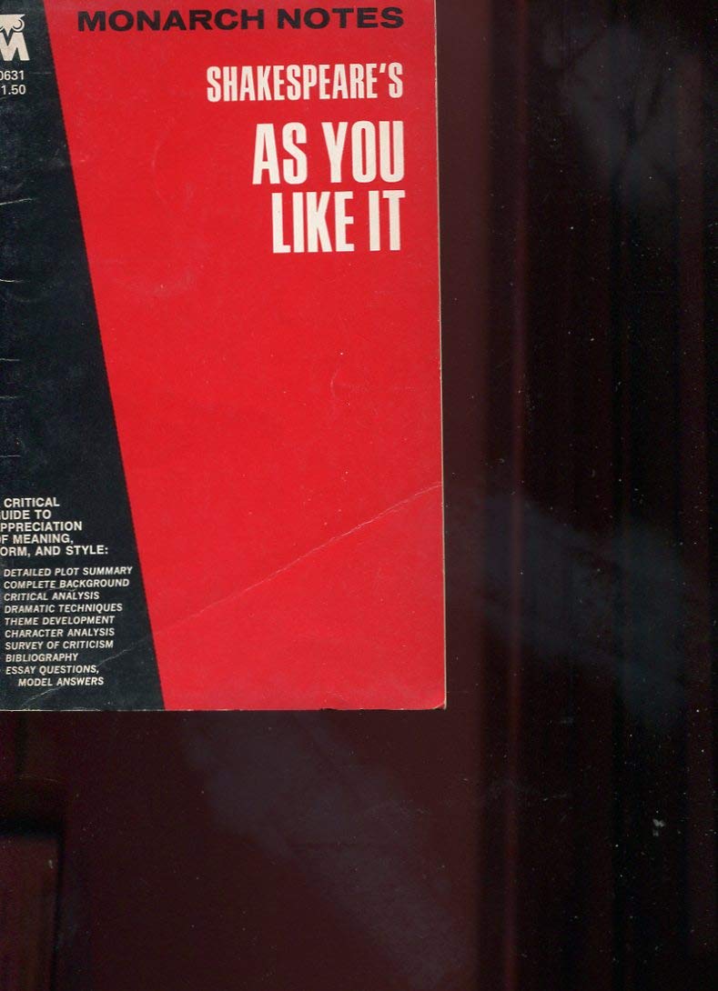 Shakespeare's As You Like It by P. Rainer | Goodreads