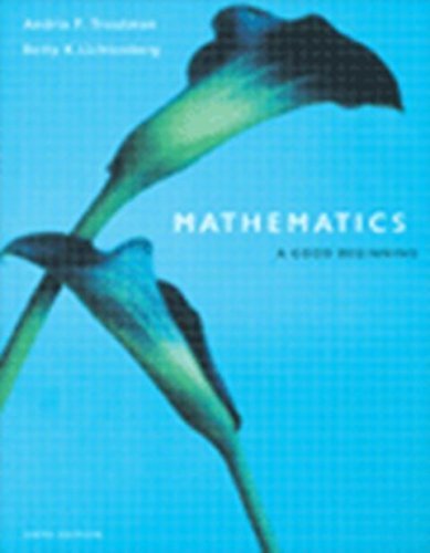 Title: MATHEMATICS:GOOD BEGINNING-W/C by Andria P. Troutman | Goodreads