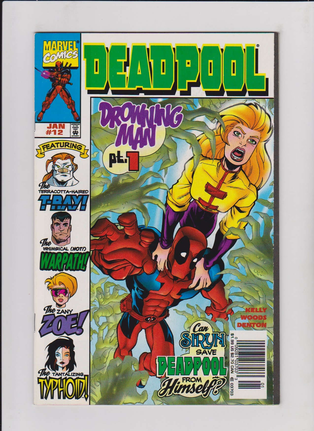 Deadpool, Vol 1 #12 (Comic Book): THE DROWNING MAN by Joe Kelly | Goodreads