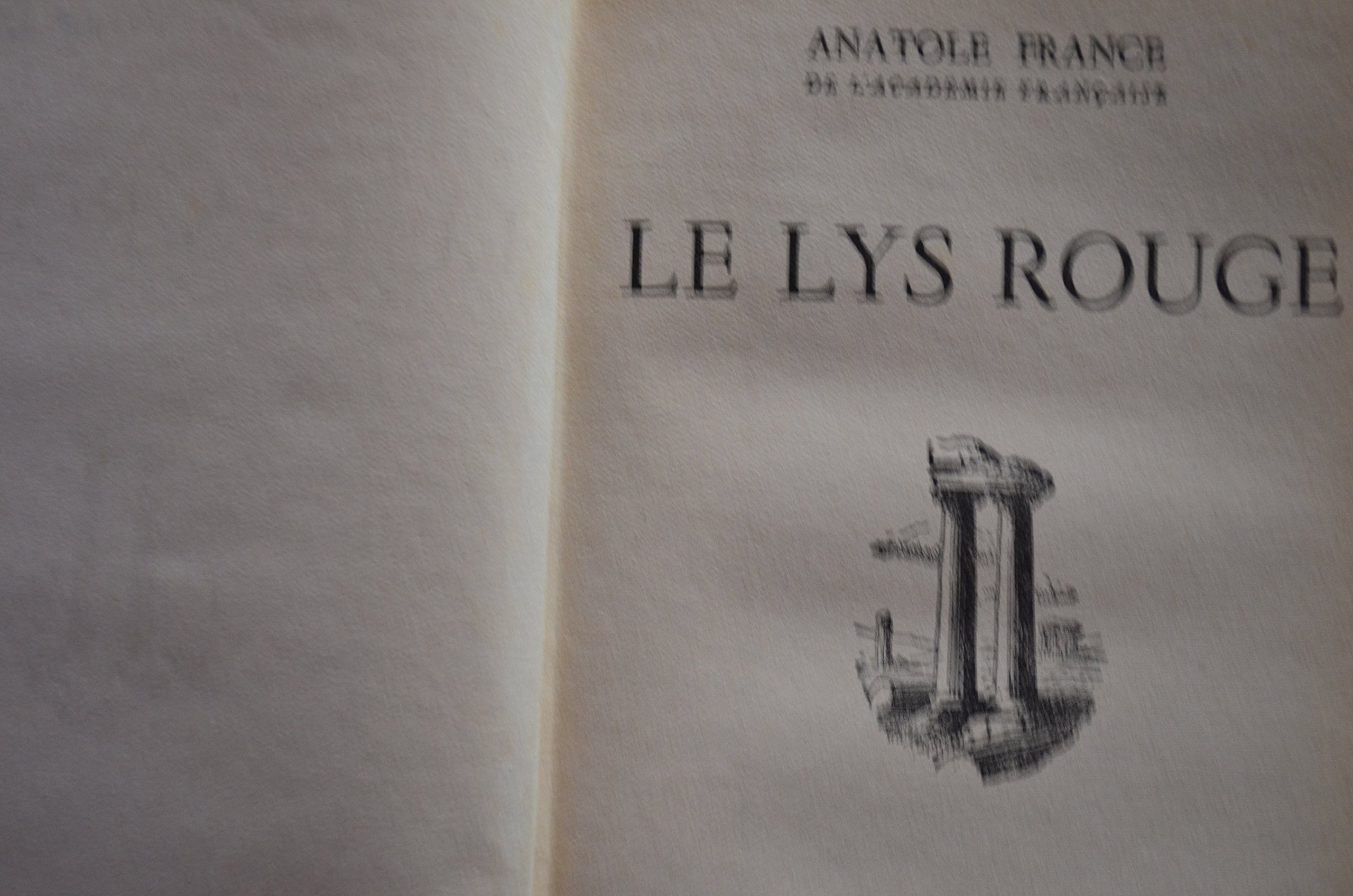Le lys rouge by Anatole France | Goodreads