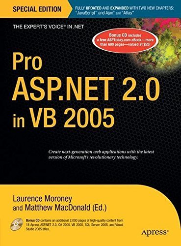 Pro ASP.NET 2.0 in VB 2005, Special Edition (Expert's Voice in .NET) by Laurence Moroney by ...