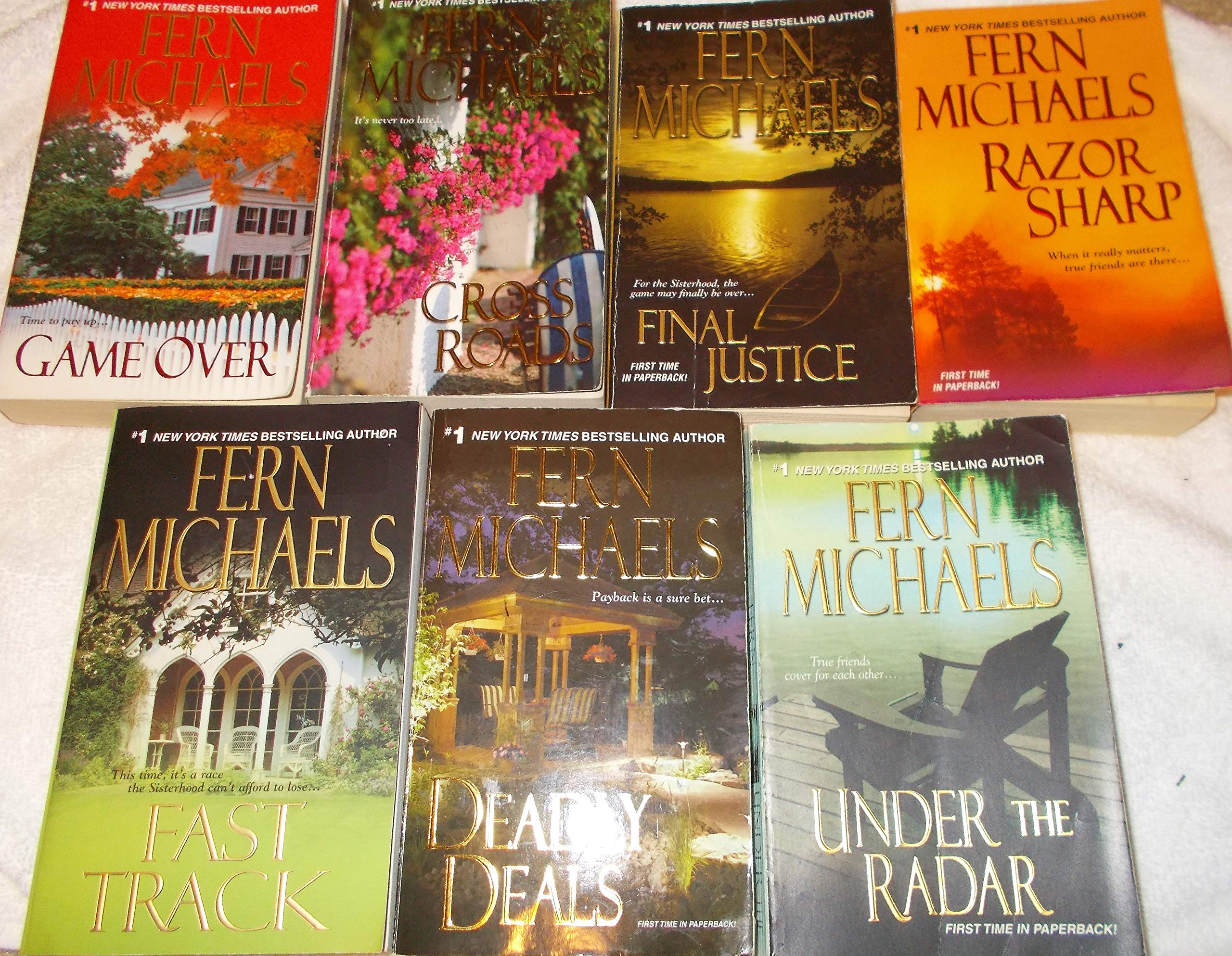 Sisterhood: Rules of the Game Serie (Set of 7 Books)Fast Track (2008),Cross roads(2008),Final ...