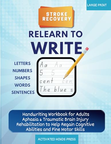 Stroke Recovery Relearn to Write Letters, Numbers, Shapes, Words ...