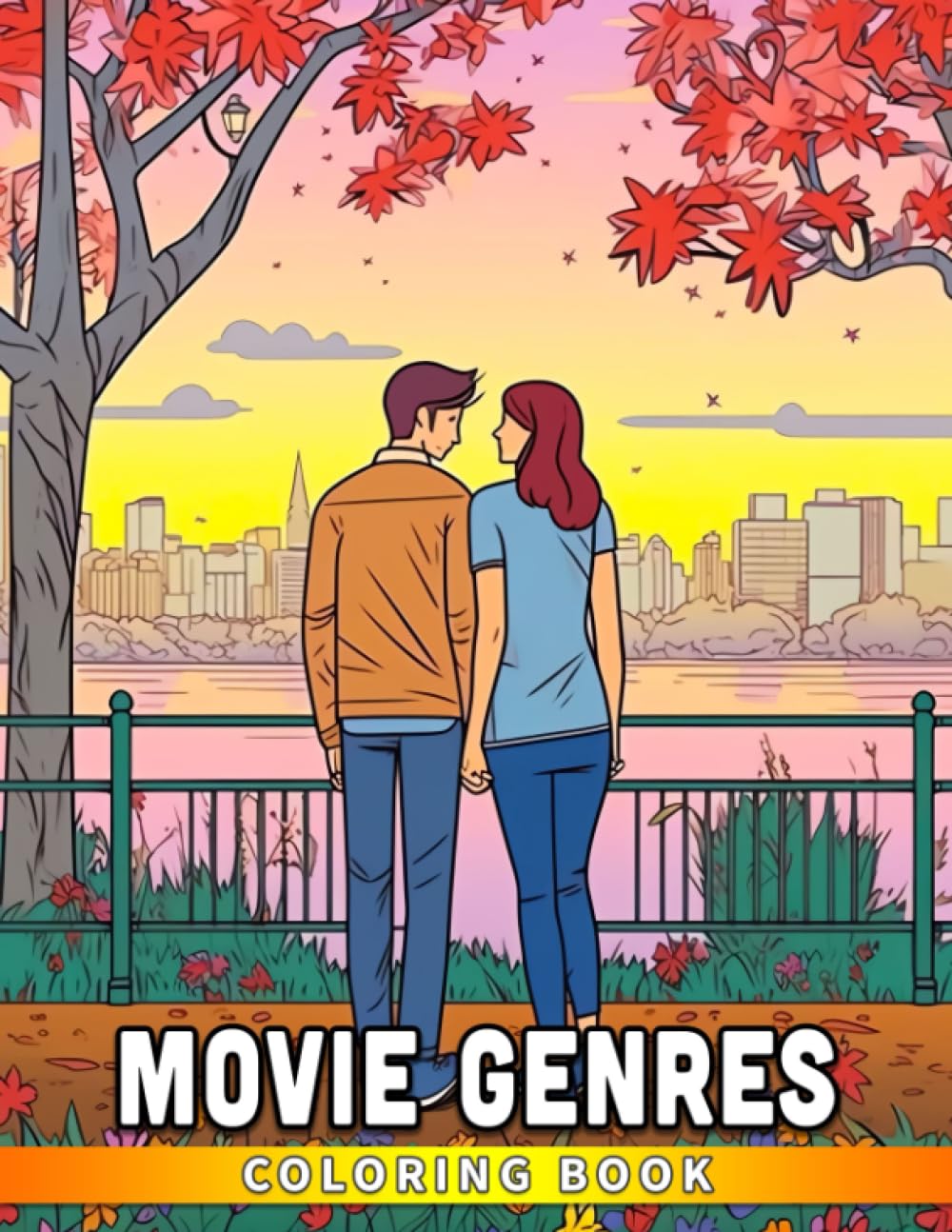 Movie Genres Coloring Book: Explore Popular Genres with Fun and ...