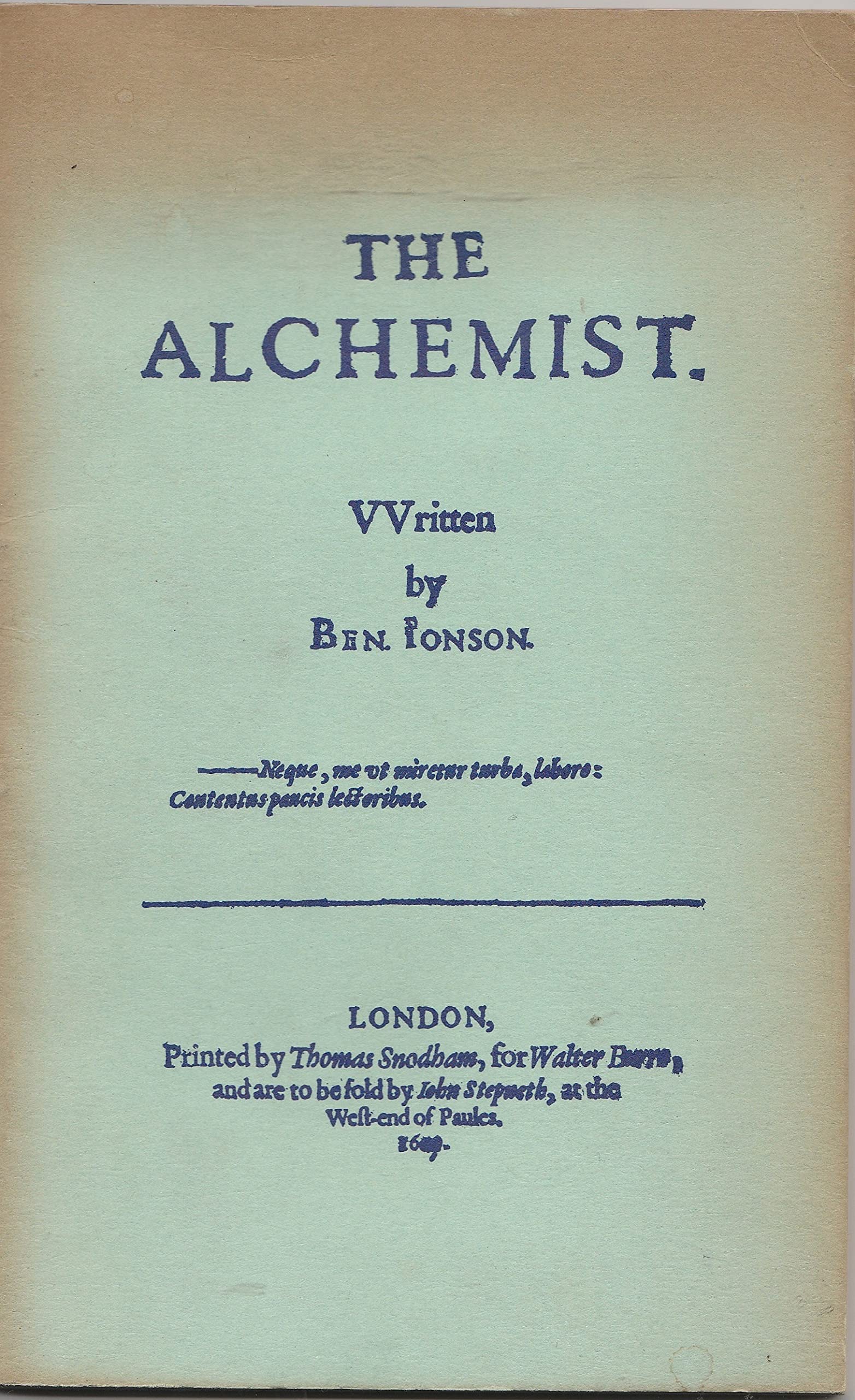 The alchemist. London 1612 by Ben Jonson | Goodreads