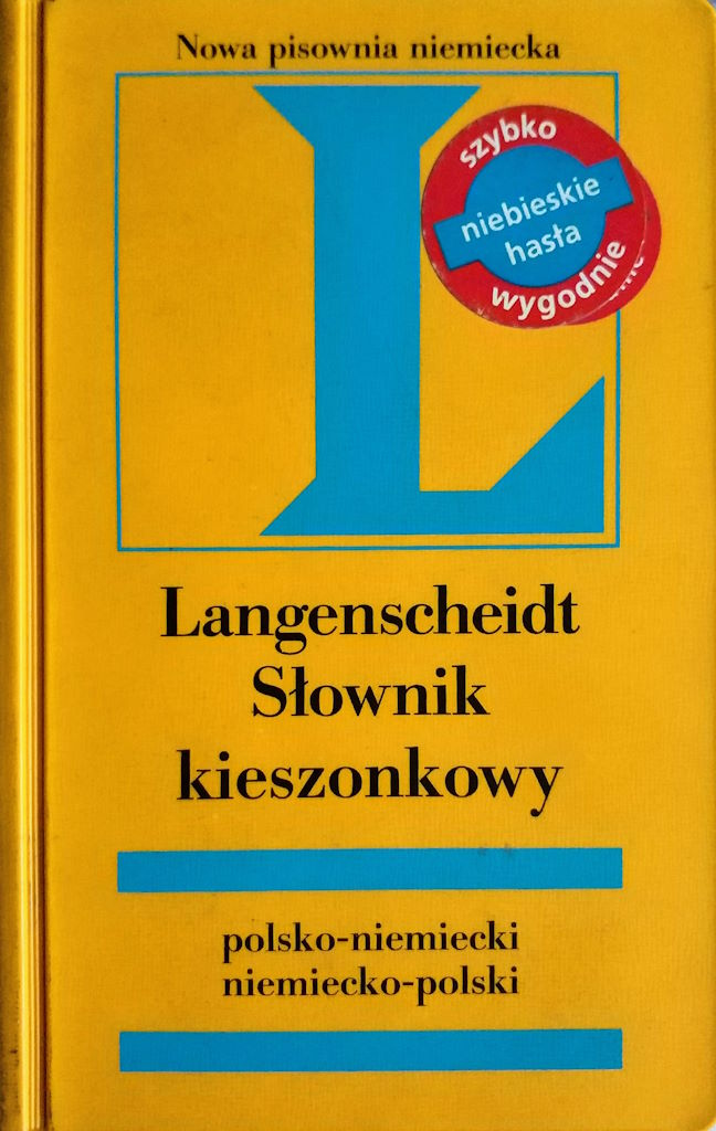 Langenscheidt Słownik kieszonkowy polsko-niemiecki, niemecko-polski by Stanisław Walewski ...