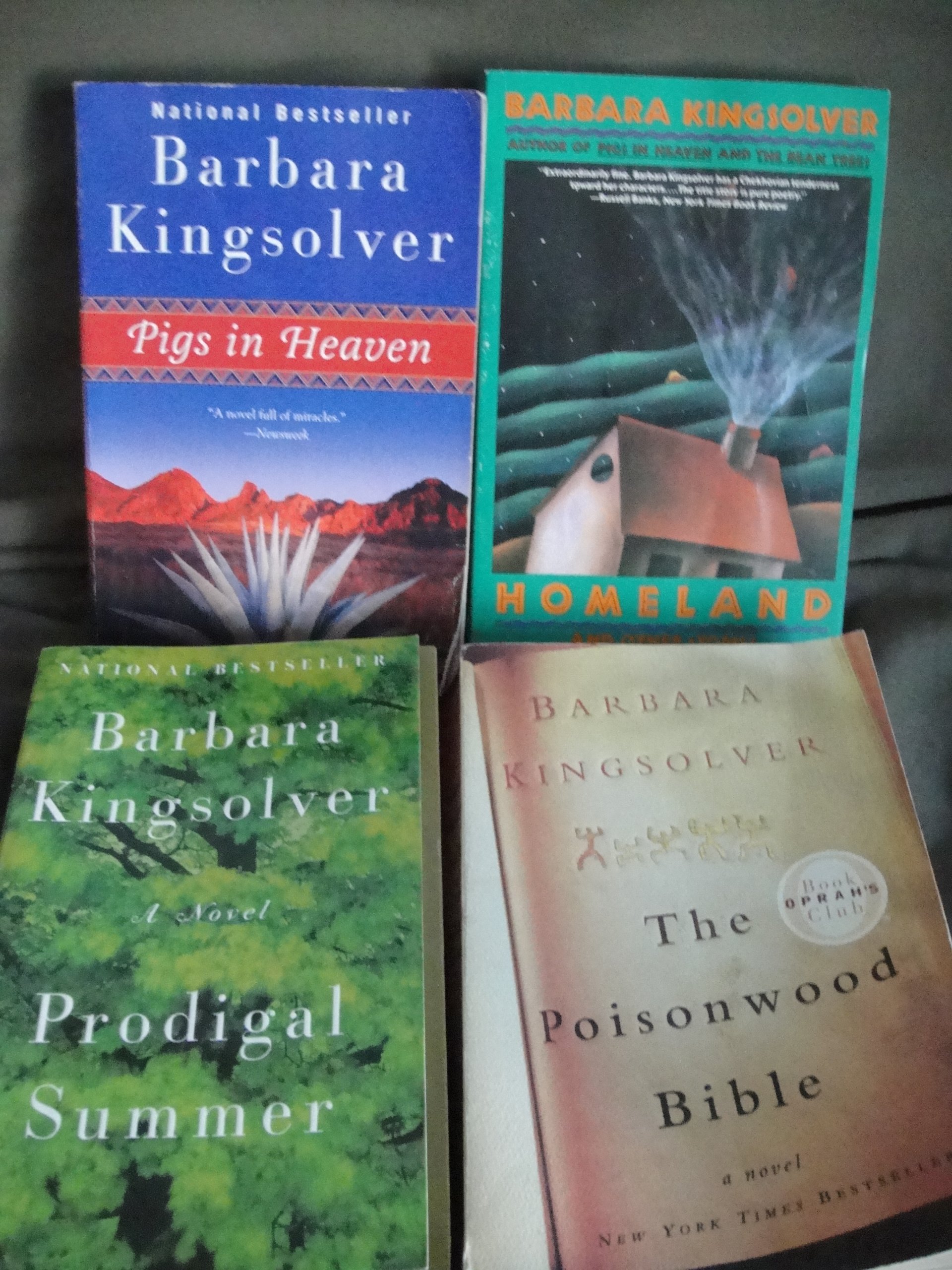 Barbara Kingsolver Collection: Pigs in Heaven+Homeland+Prodigal Summer ...