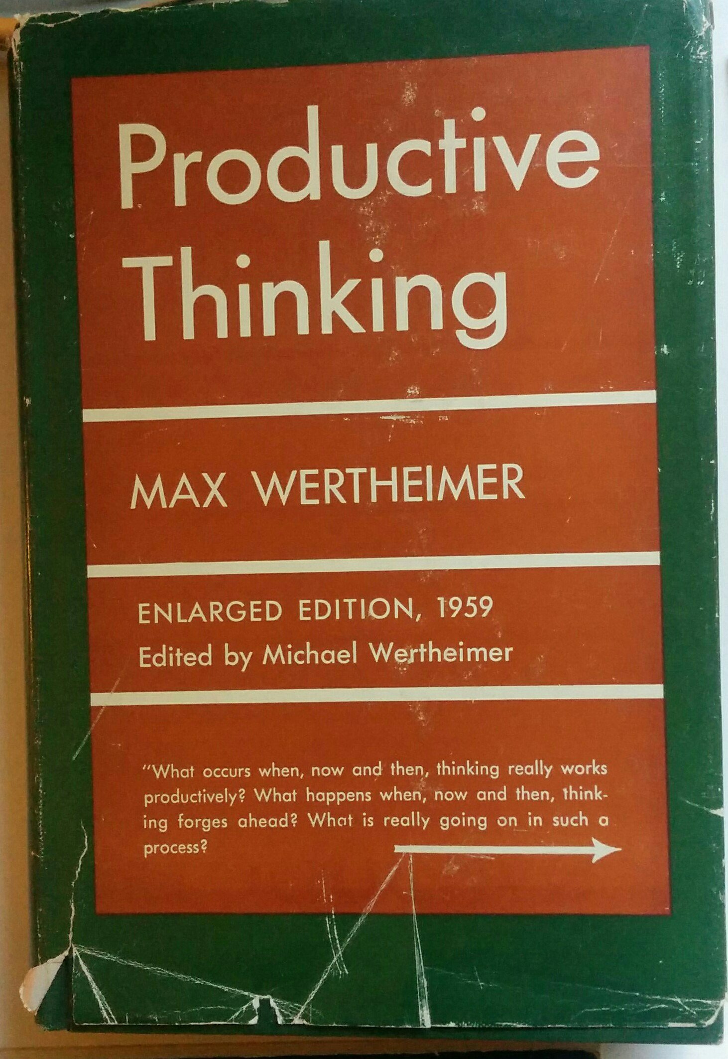 Productive Thinking by Max Wertheimer | Goodreads