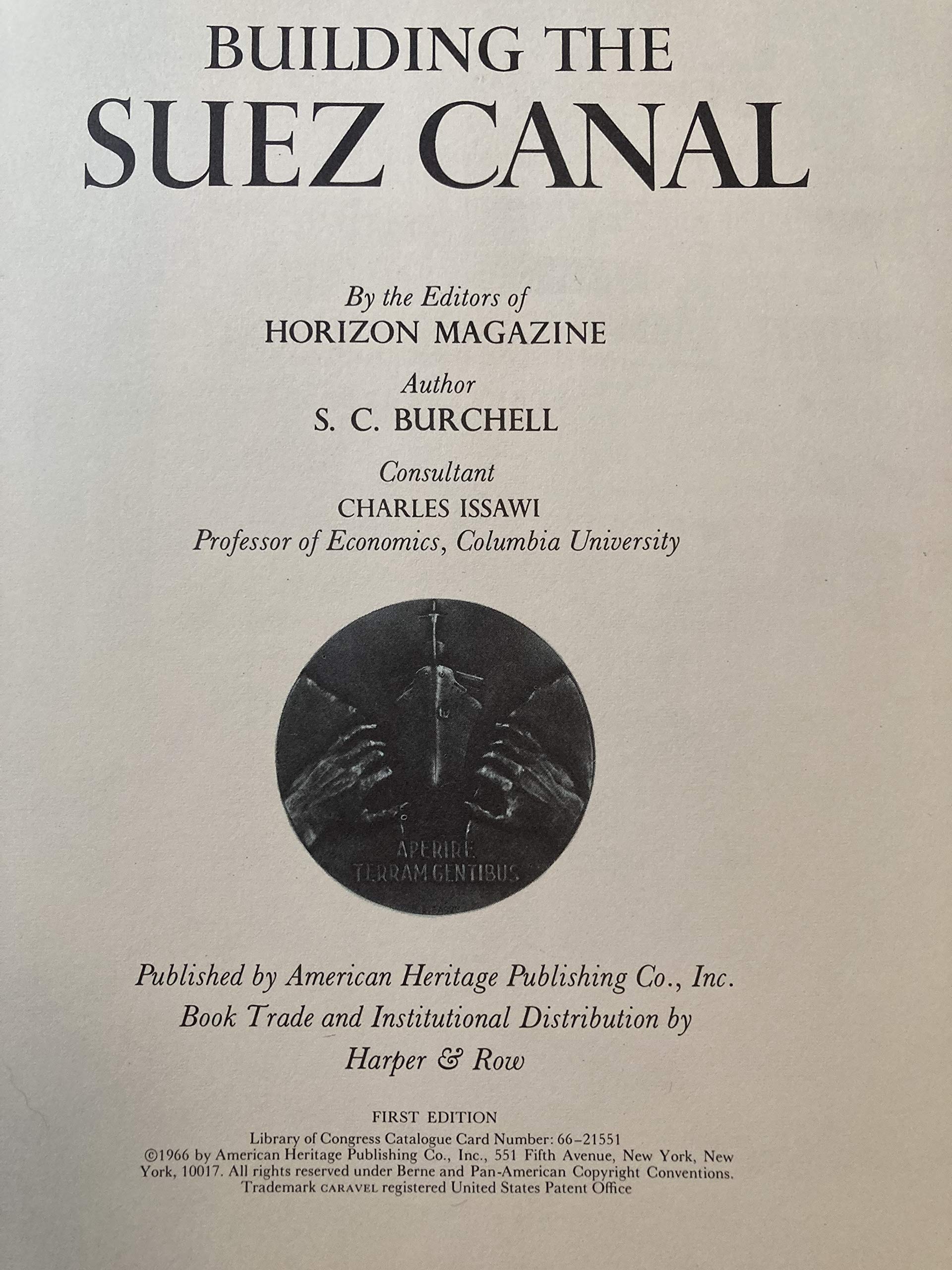 Building the Suez Canal by Samuel C. Burchell | Goodreads