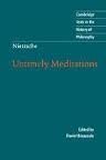 Nietzsche: Untimely Meditations (Cambridge Texts in the History of ...