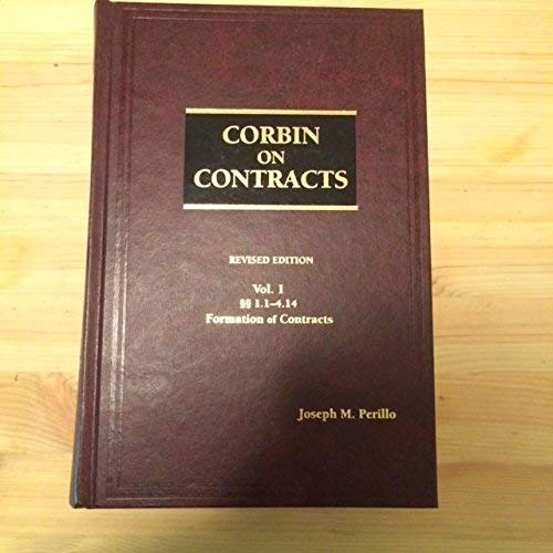 Corbin on Contracts by Arthur L. Corbin | Goodreads