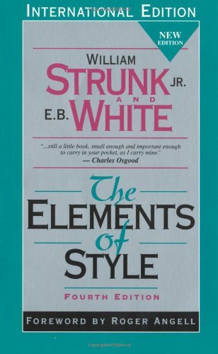 The Elements of Style by William Strunk Jr. by William Strunk Jr ...