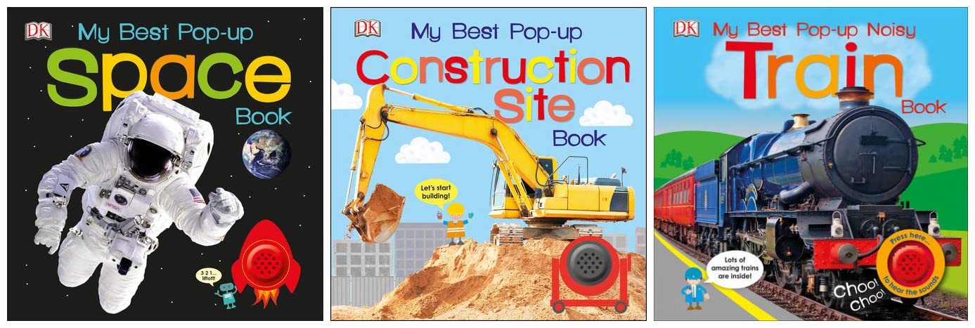 My Best Noisy Pop-Up Books Series 3 Books Set - My Best Pop-up Space ...
