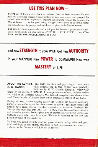 TWENTY STEPS TO POWER, INFLUENCE AND CONTROL OVER PEOPLE. [20] [HOW TO ...