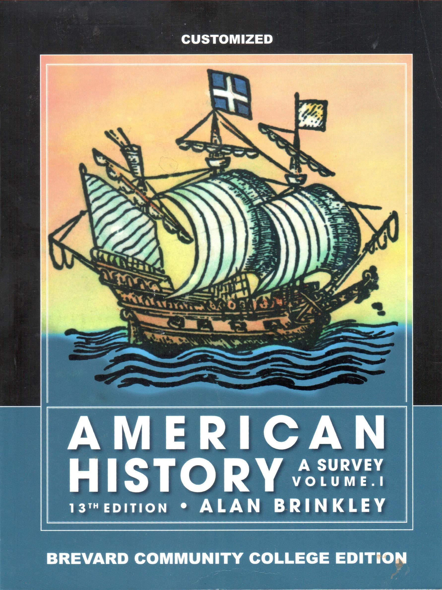 American History A Survey Volume 1 13th Edition by Alan Brinkley ...