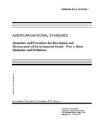 ASA S12.9-2013/PART 1 American National Standard Qualities and Procedures for Description and ...