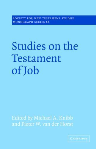 Studies on the Testament of Job (Society for New Testament Studies ...