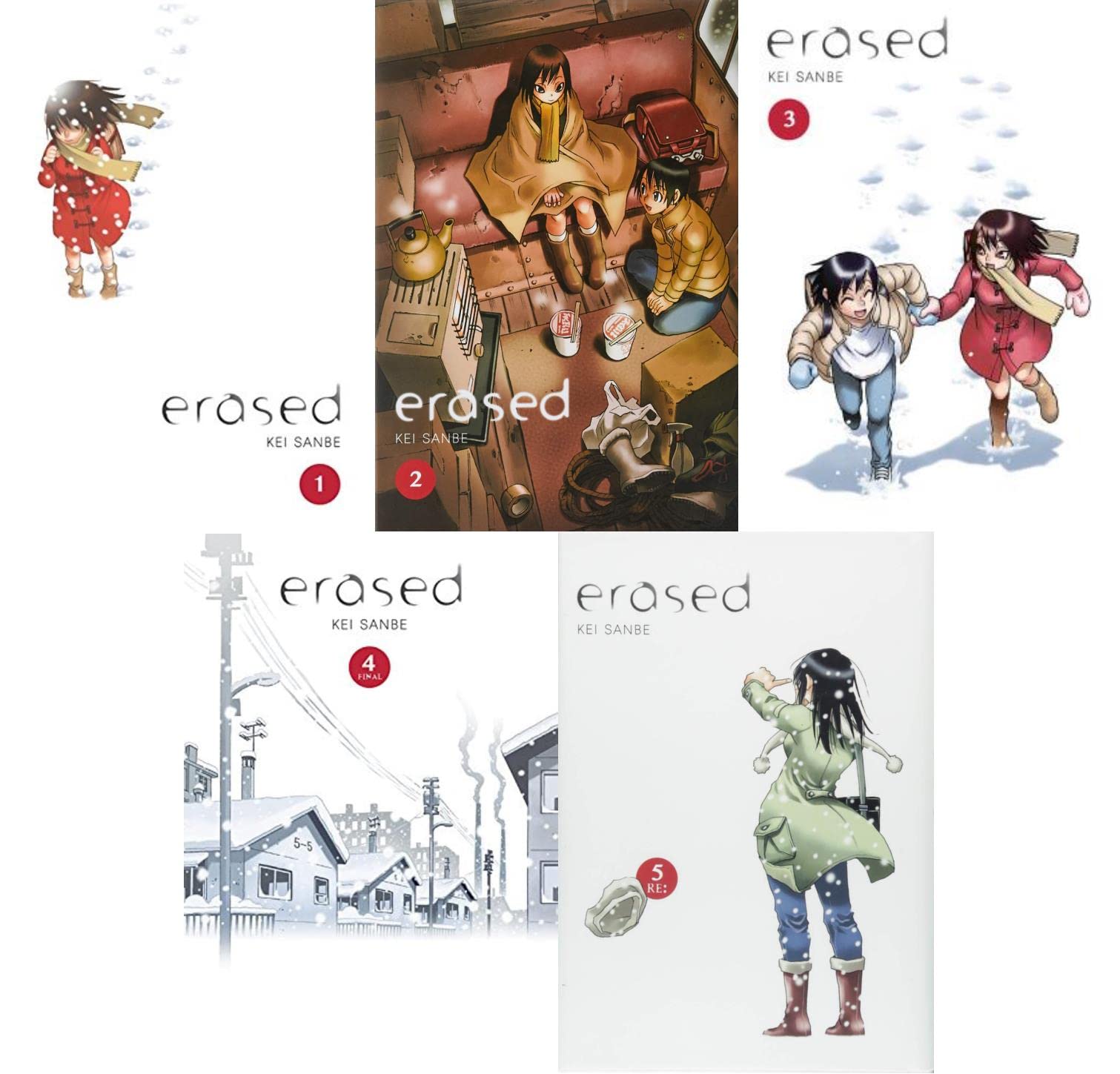 Erased Manga Set Vol.1-5 by Kei Sanbe by Kei Sanbe | Goodreads