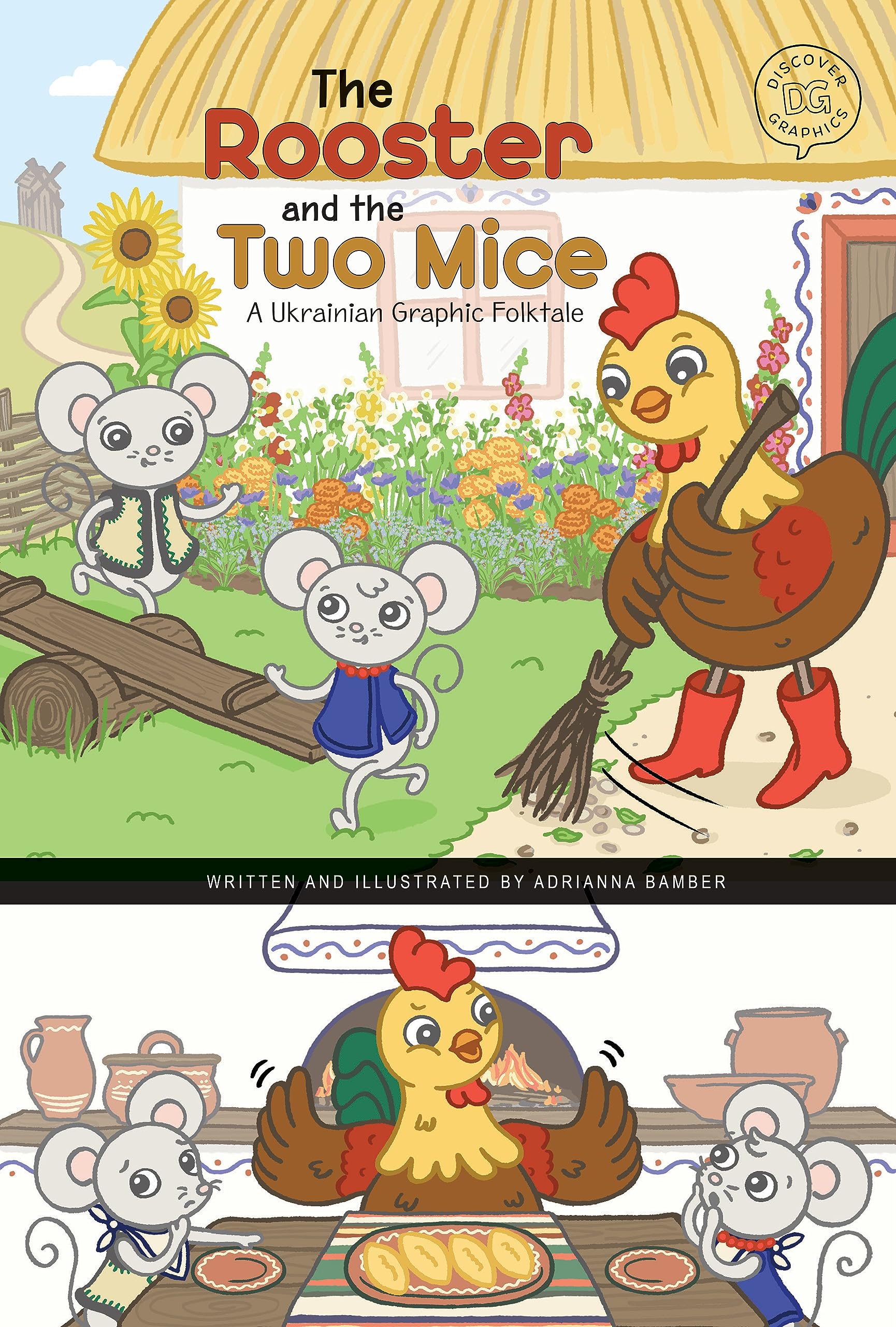 The Rooster and the Two Mice: A Ukrainian Graphic Folktale by Adrianna ...